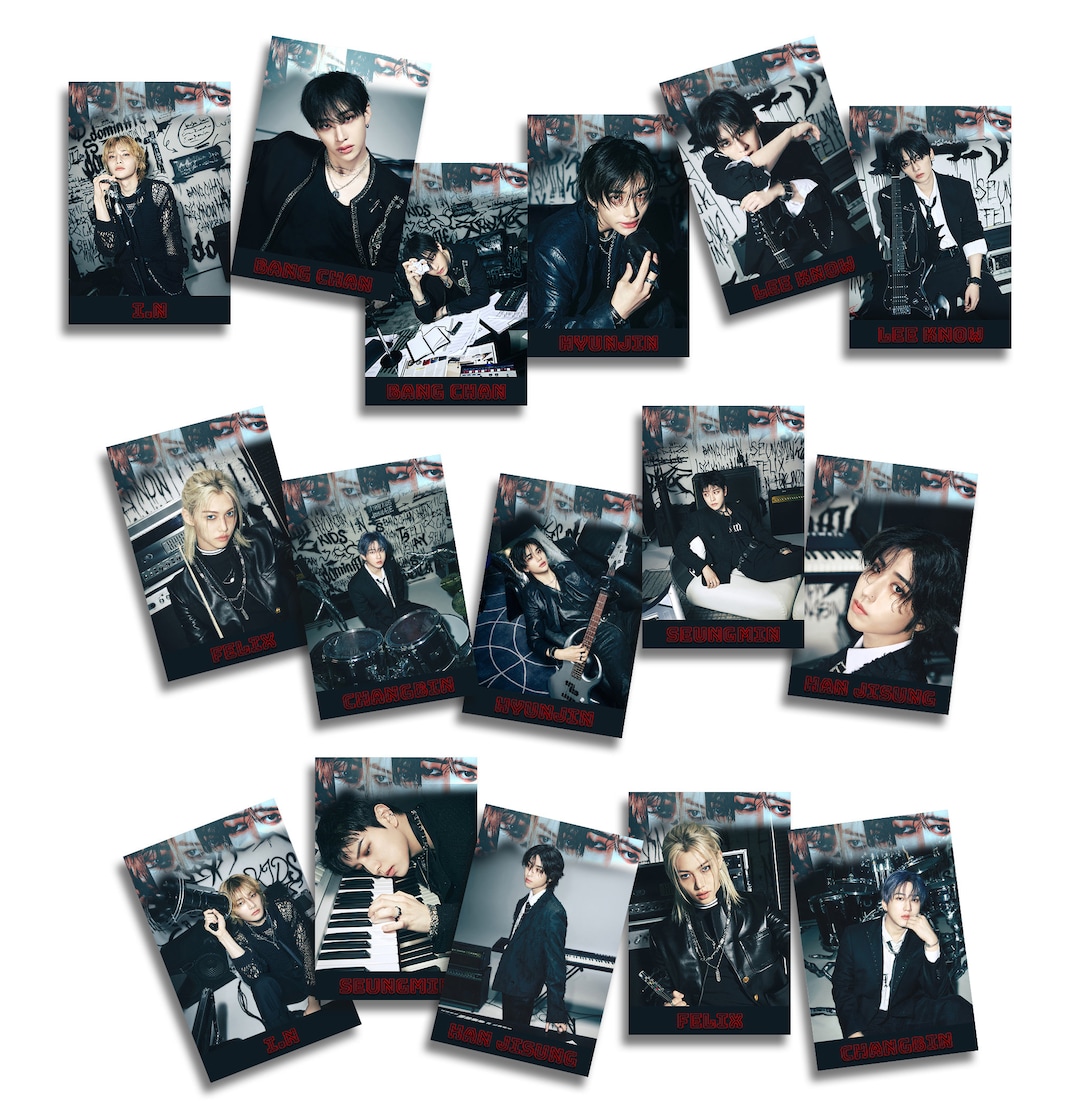 Stray Kids,printable Photocards Set,digital Download,kpop Gift,a4 Jpeg ...