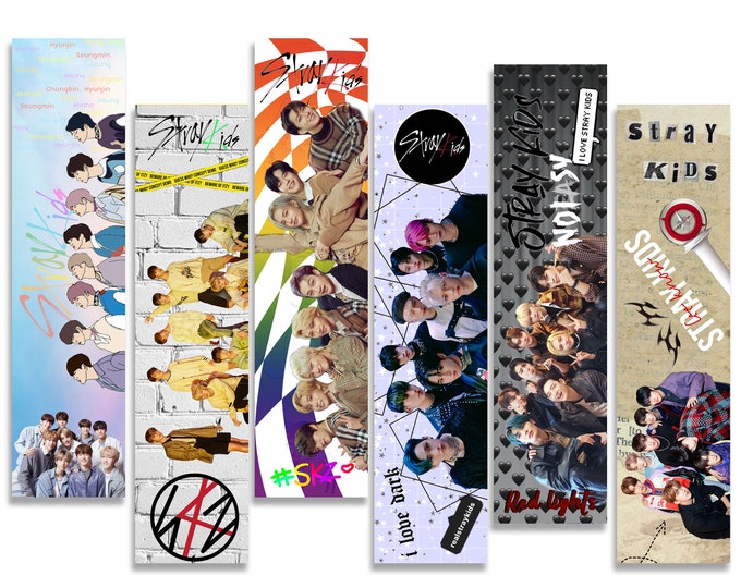 Long Jiniret Bookmarks // Stray Kids - Etsy