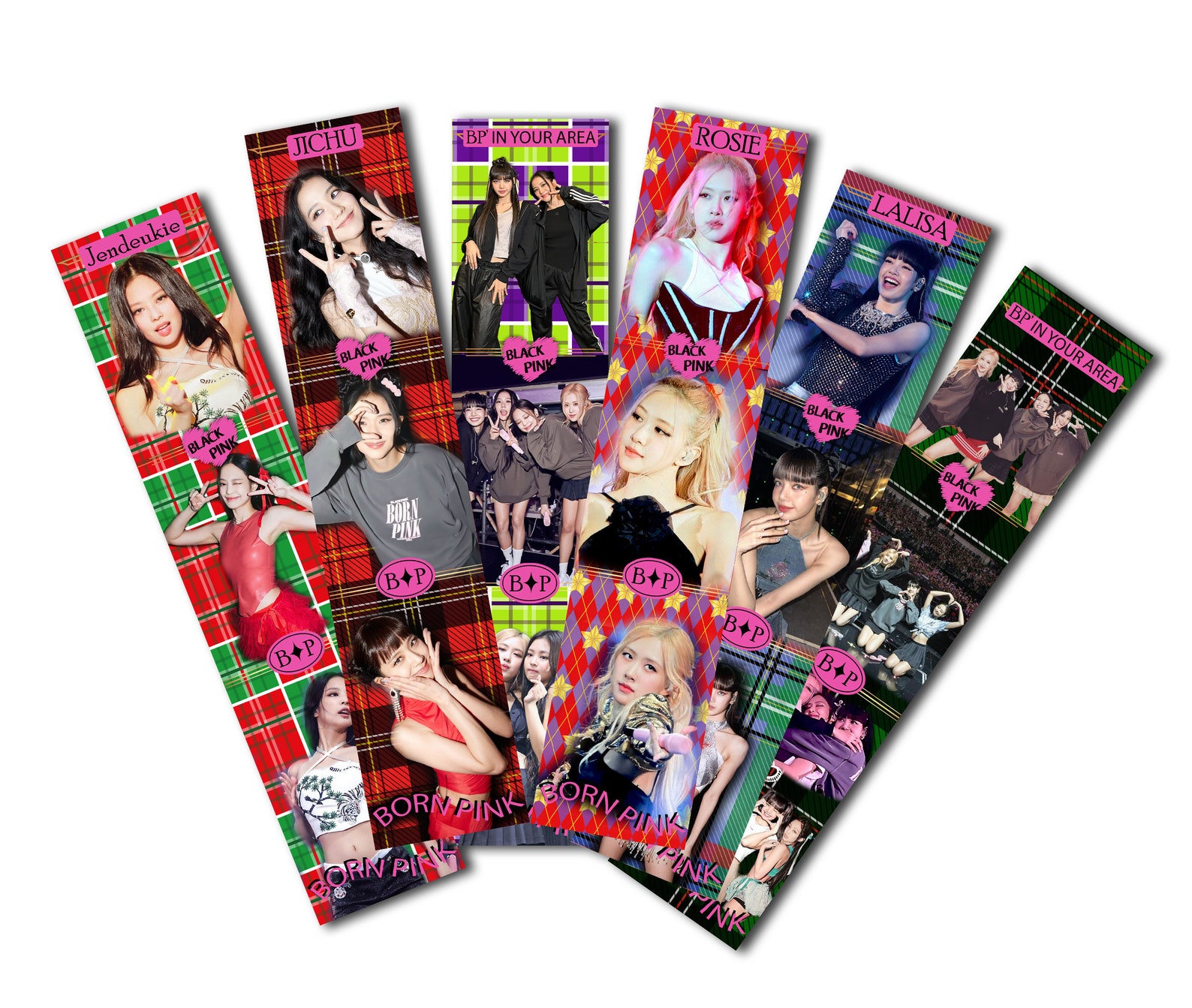 Blackpink Born Pink Printable Bookmarks digital Print N Cut / - Etsy