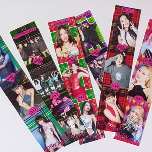 Blackpink Born Pink Printable Bookmarks -digital Print N Cut ...