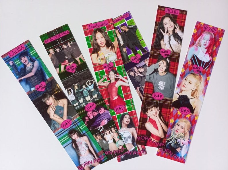 Blackpink Born Pink Printable Bookmarks -digital Print N Cut ...