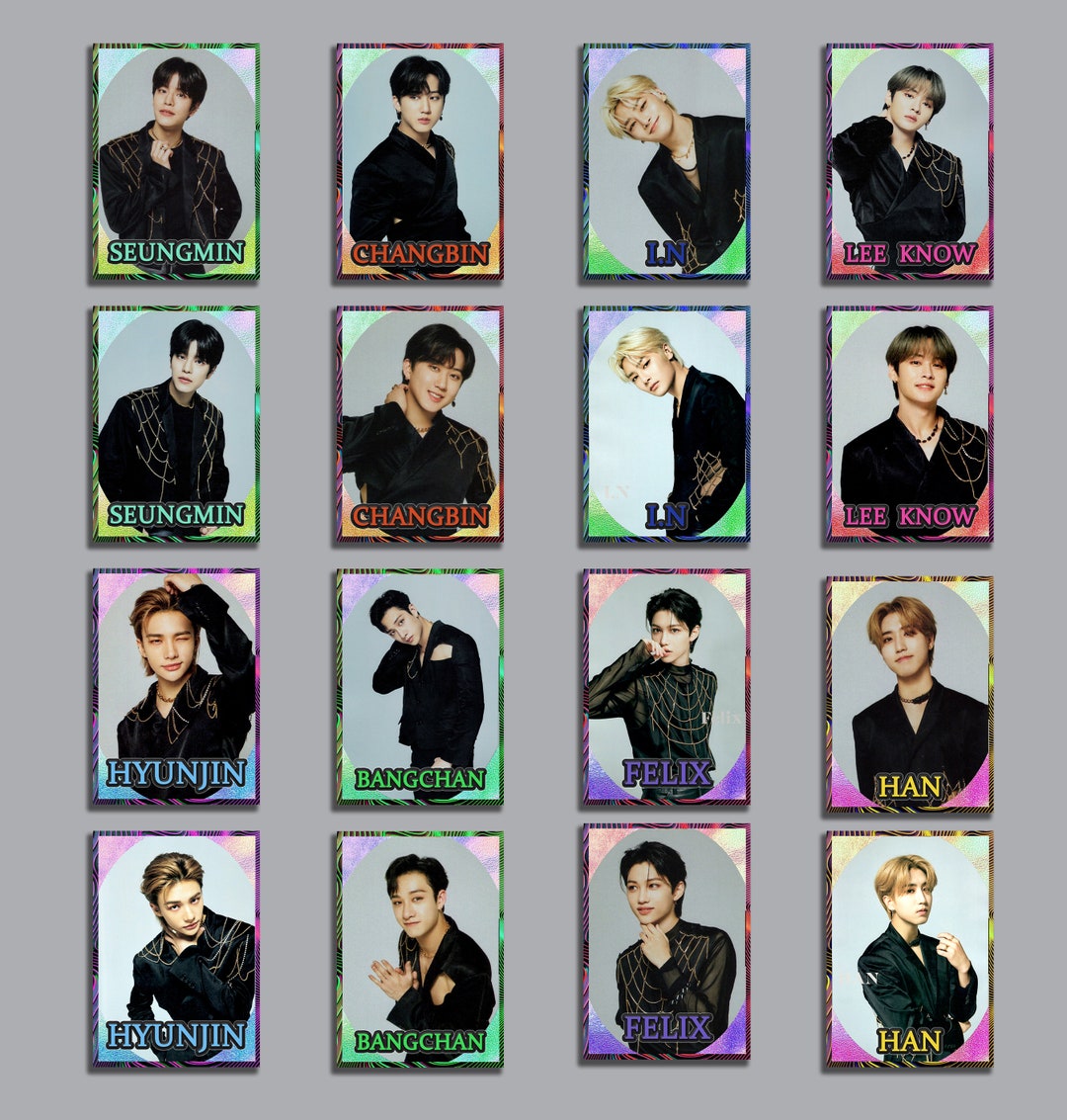 STRAY KIDS SKZ Photocards Digital Download - Print N Cut - Kpop Gift ...