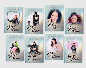 BLACKPINK Shut Down Card Set A4 Page / Print N Cut / Digital - Etsy