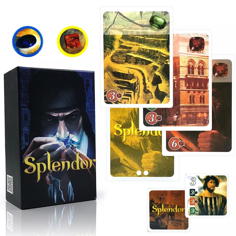 Splendor Board Game Home Party Fun With Friends And Family | Etsy