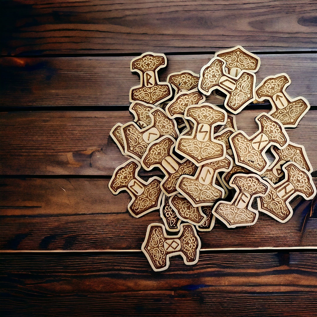 Mjolnir Rune Set - Etsy