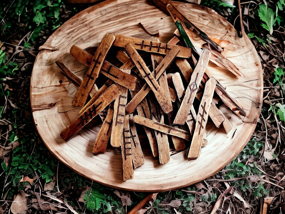 Ogham Stave Set, Celtic Ogham, Beautifully Crafted Ogham Stave Set - Etsy
