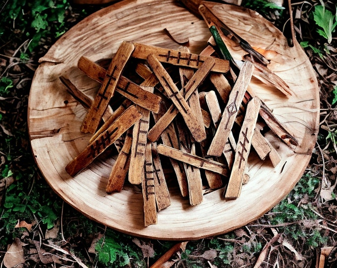 Ogham Stave Set, Celtic Ogham, Beautifully Crafted Ogham Stave Set - Etsy