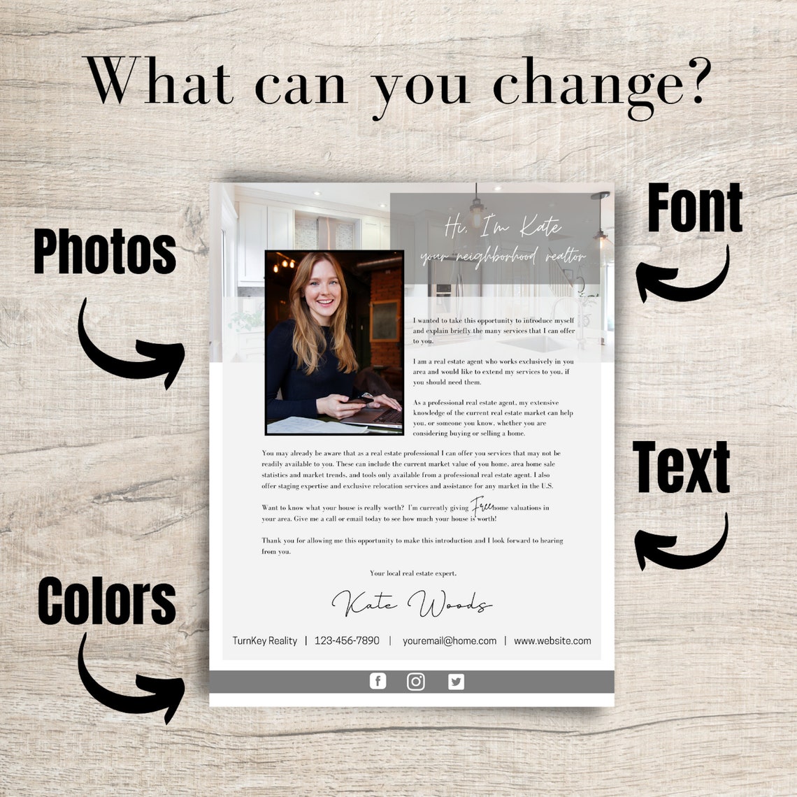 Real Estate Agent Introduction Letter New Real Estate Agent - Etsy