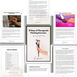 21 Days of Therapeutic Painting Exercises - Etsy