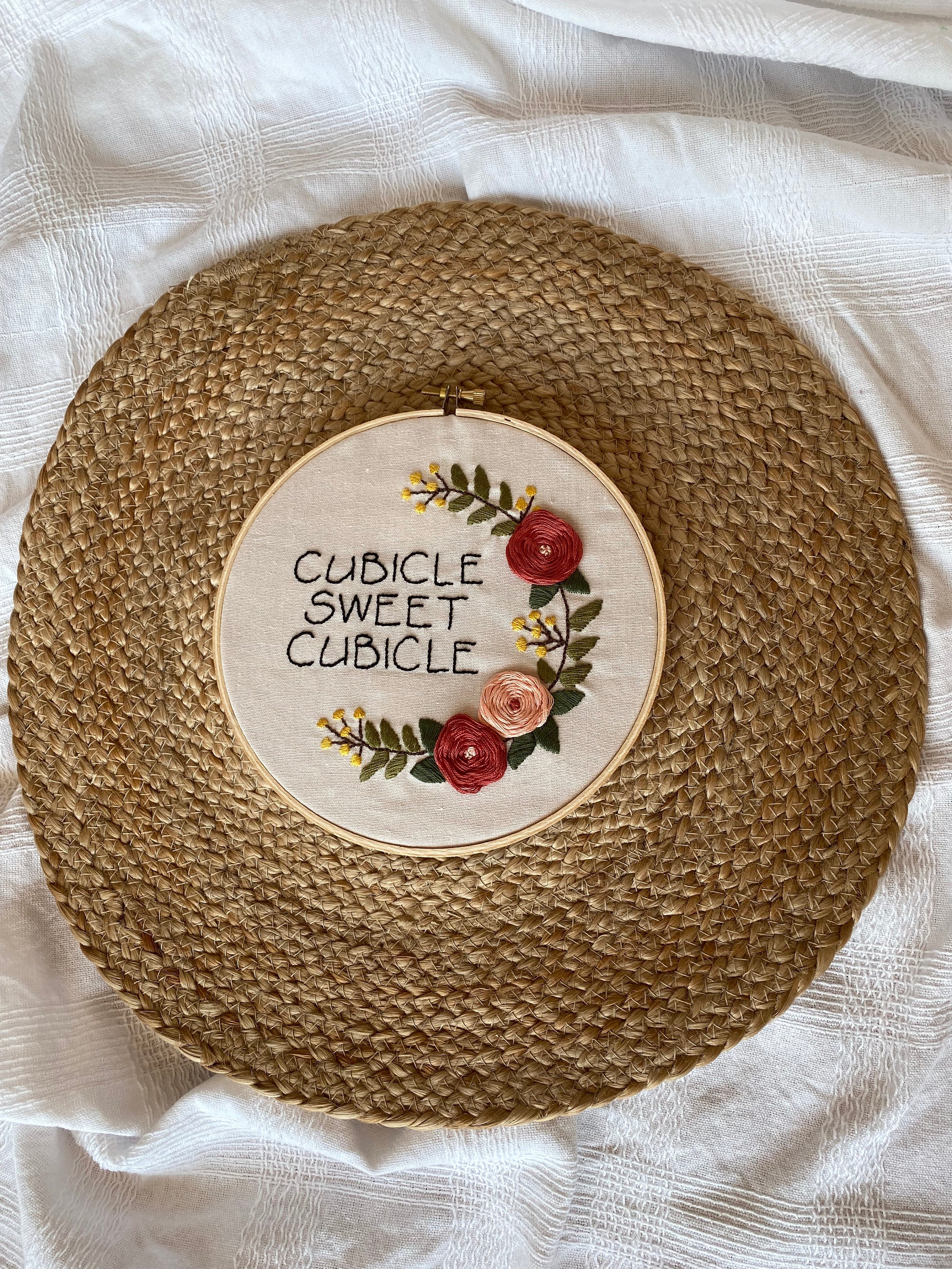 Cubicle Sweet Cubicle | Hand Embroidery | Digital PDF Download |digital ...