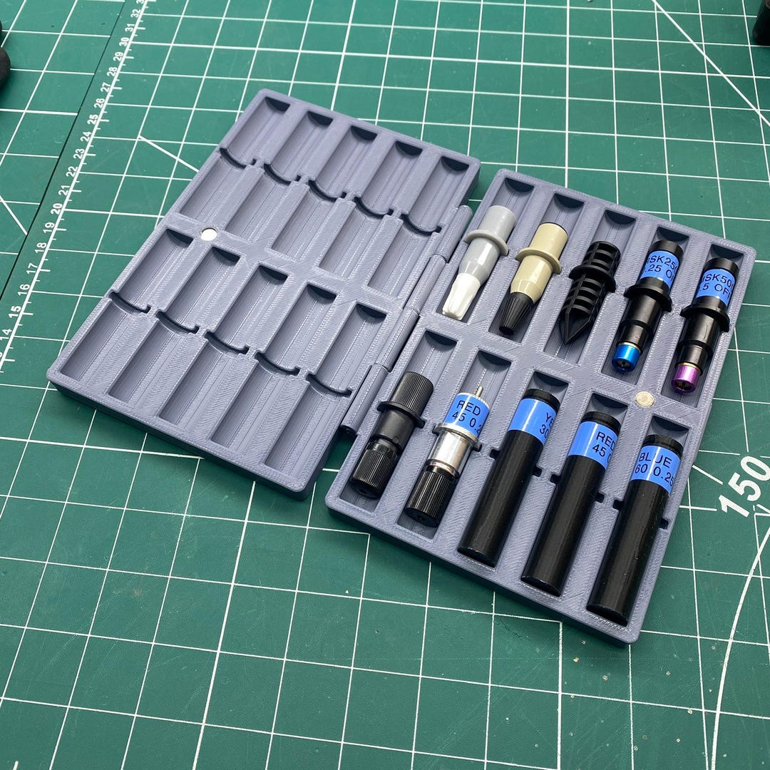 Vinyl Cutter & Plotter Pen Case With Blade Storage for Roland, Mimaki ...