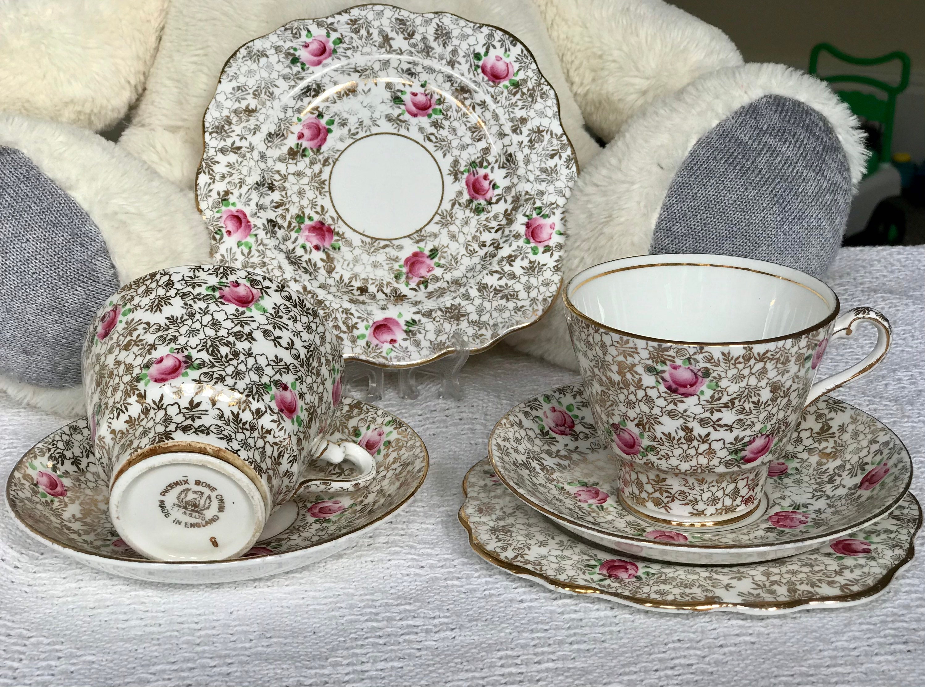 Vintage Phoenix Bone China T.F & S. Ltd - Etsy
