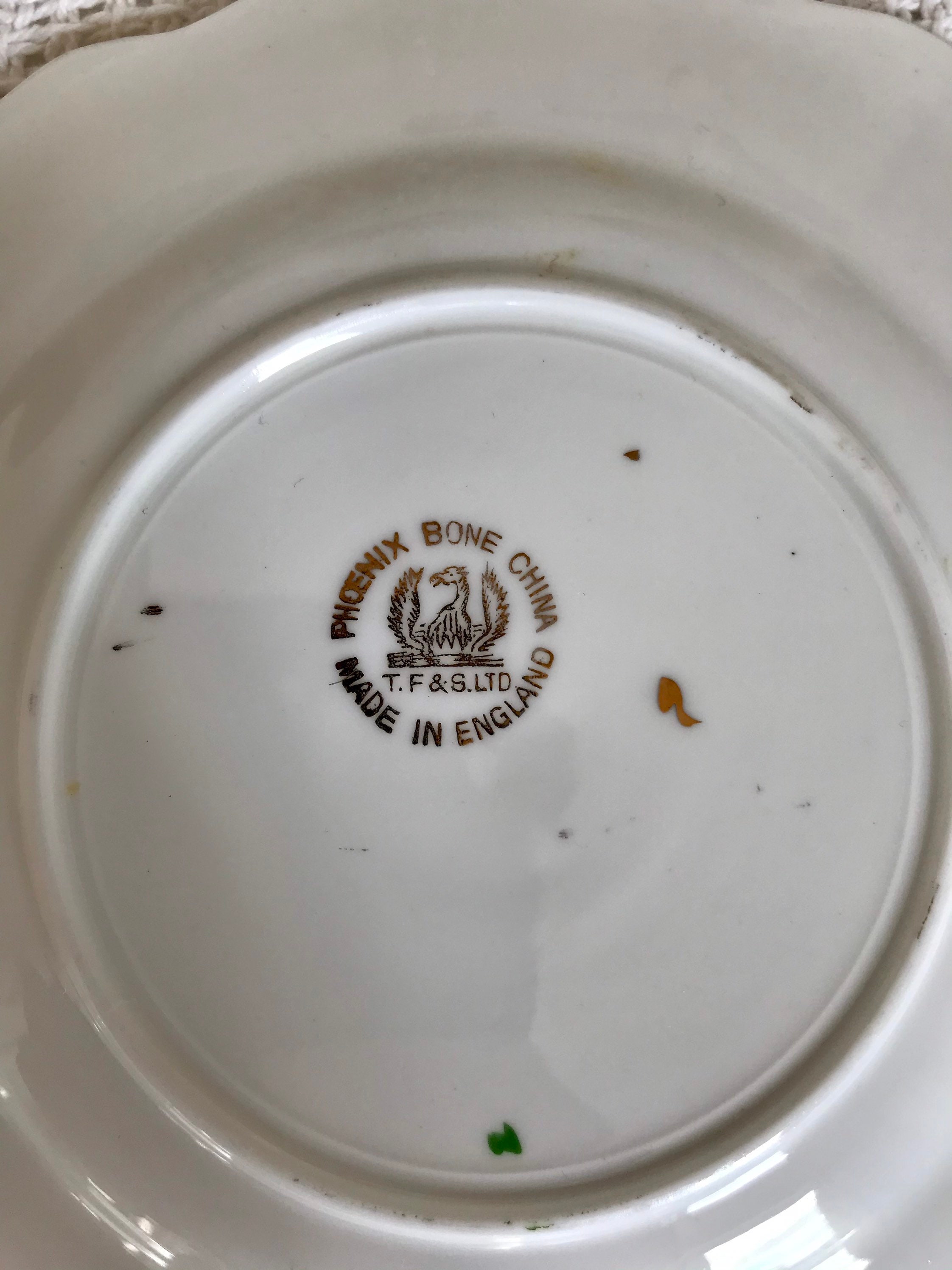 Vintage Phoenix Bone China T.F & S. Ltd - Etsy