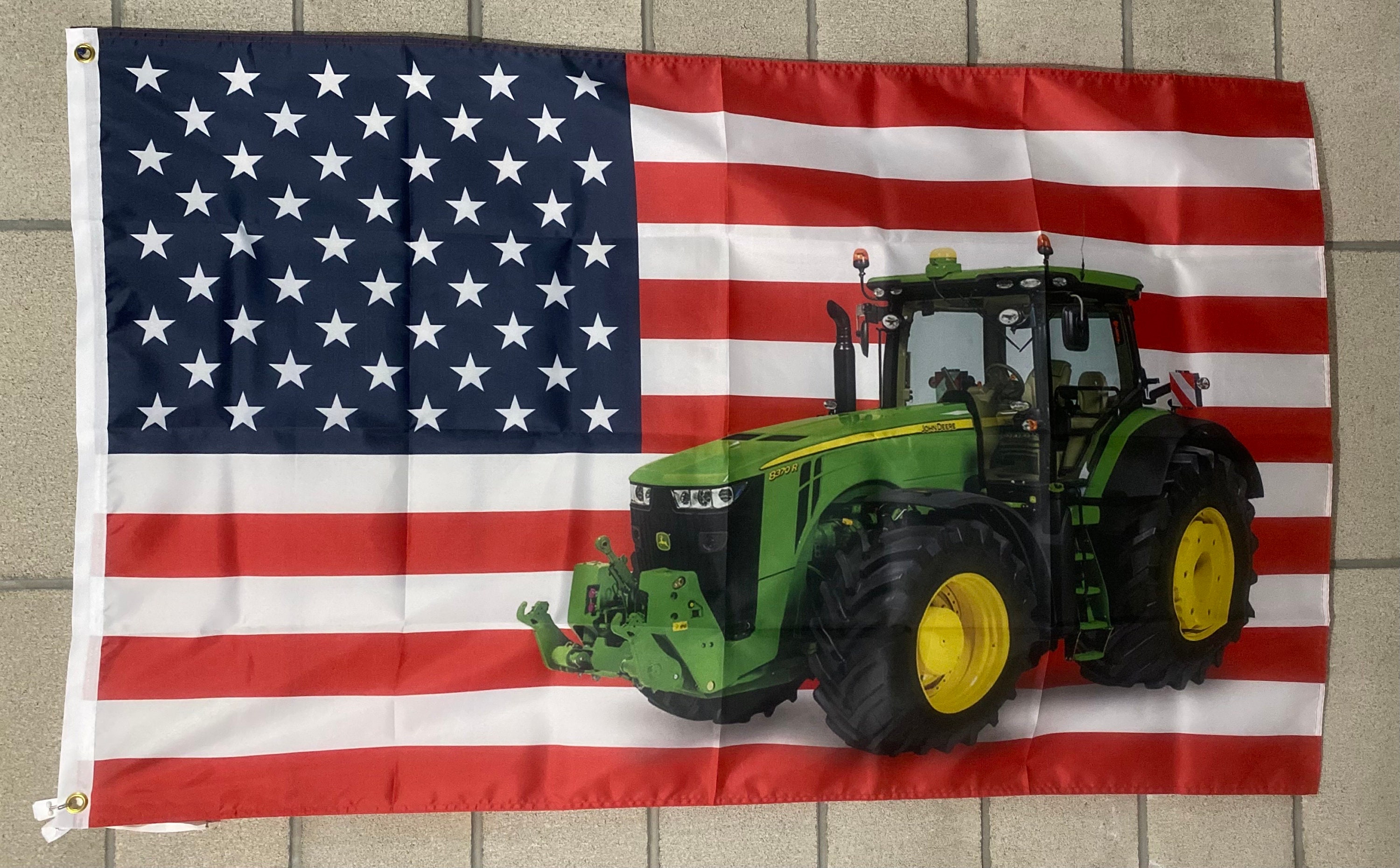 Agriculture Flag FREE USA SHIP American Farmer Harvest Plant John Deere ...