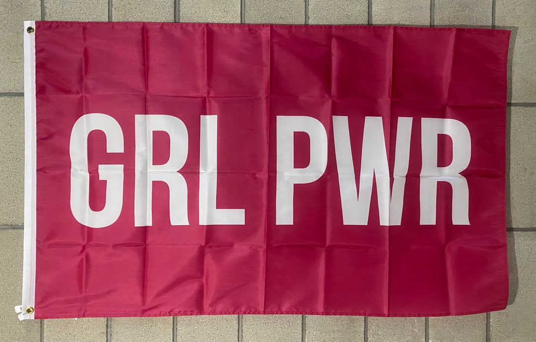 Girl Power Flag FREE USA Ship Pink Girl Power Work Out Motivation Train ...