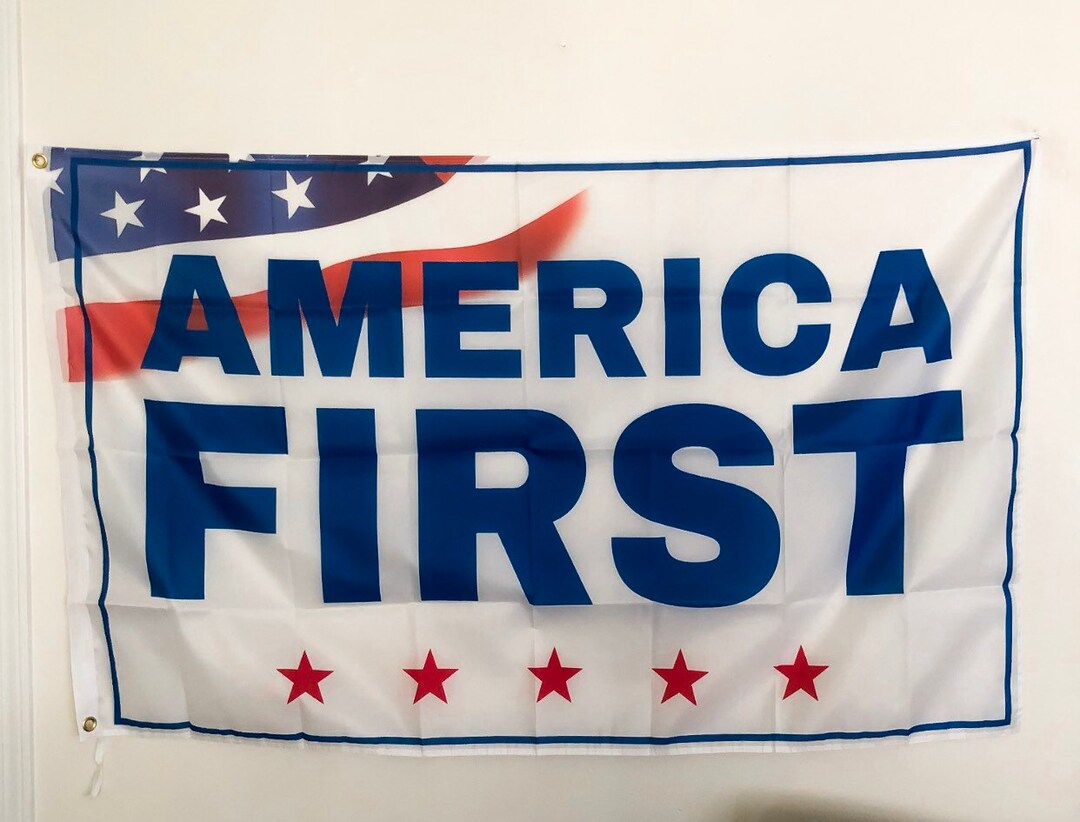 3x5 Flag America First Large Sign Poster Banner American USA Stars and ...