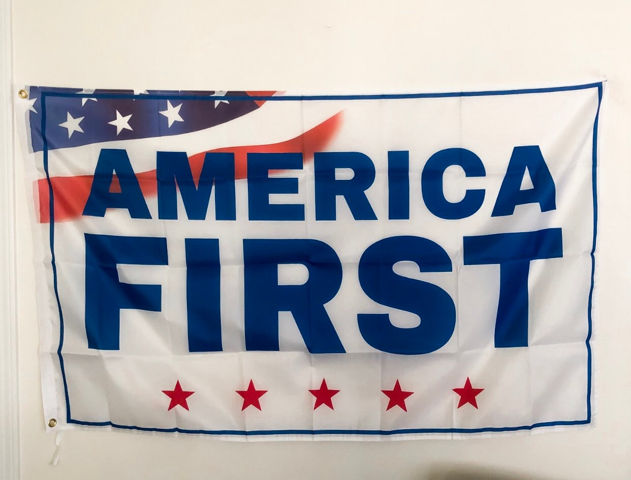 3x5 Flag America First Large Sign Poster Banner American USA Stars and ...