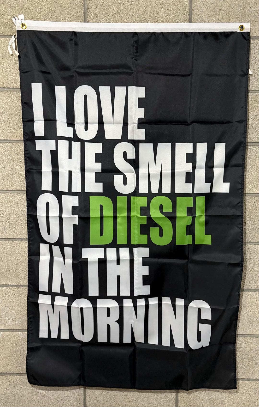 Diesel Truck Flag FREE USA SHIP Garage Wrench Mechanic Boost Turbo ...