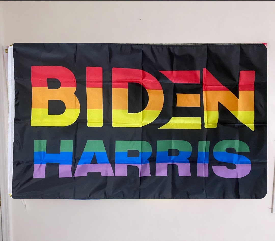 Joe Biden Kamala Harris President Election 2024 LGBTQ Pride Democrat ...