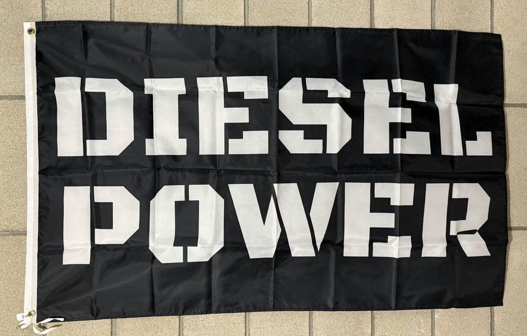 Diesel Truck Flag FREE USA SHIP Garage Wrench Mechanic Boost Turbo ...