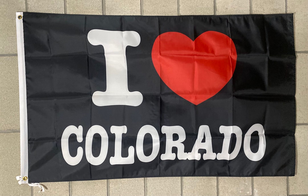 I Love Colorado Flag FREE SHIP Best State Fight Home Land Travel ...