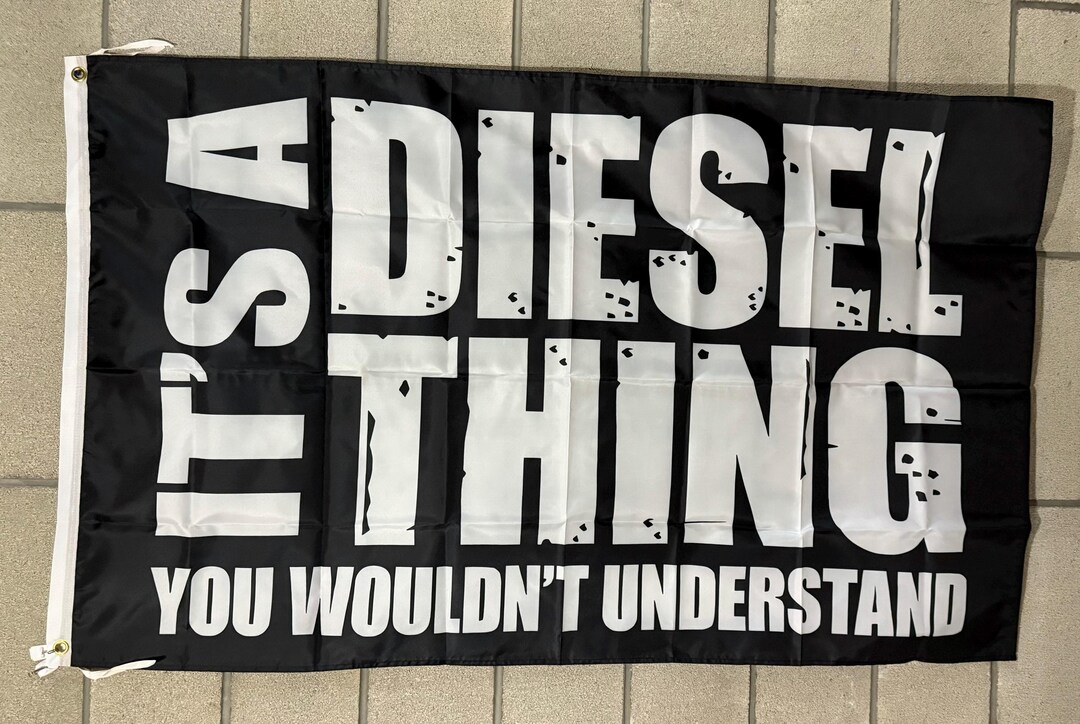 Diesel Truck Flag FREE USA SHIP Garage Wrench Mechanic Boost Turbo ...
