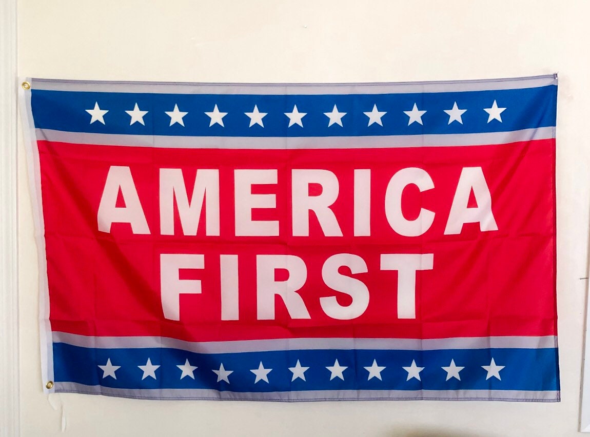 America First Republican Democrat President Election Vote Large Sign ...