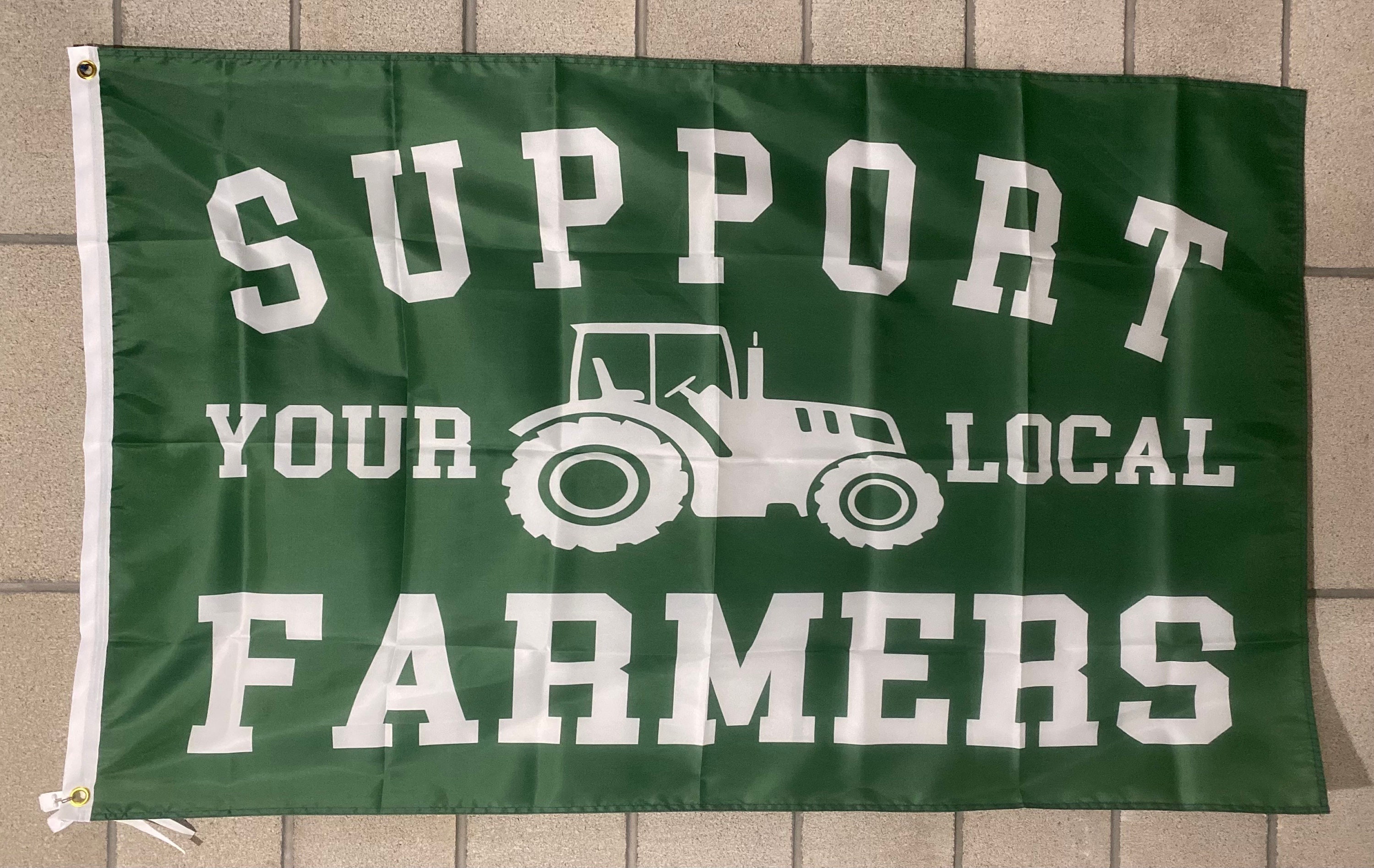 Agriculture Flag FREE USA SHIP Support Your Local Farmer Harvest Plant ...