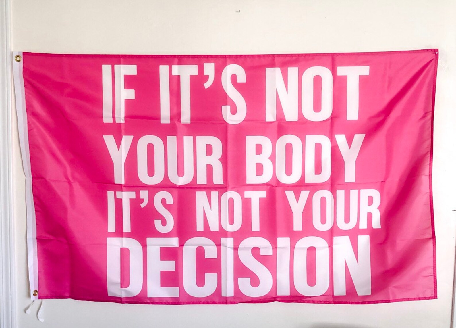 3x5 Flag Not Your Body Pro Choice Roe V Wade My Body Pro - Etsy