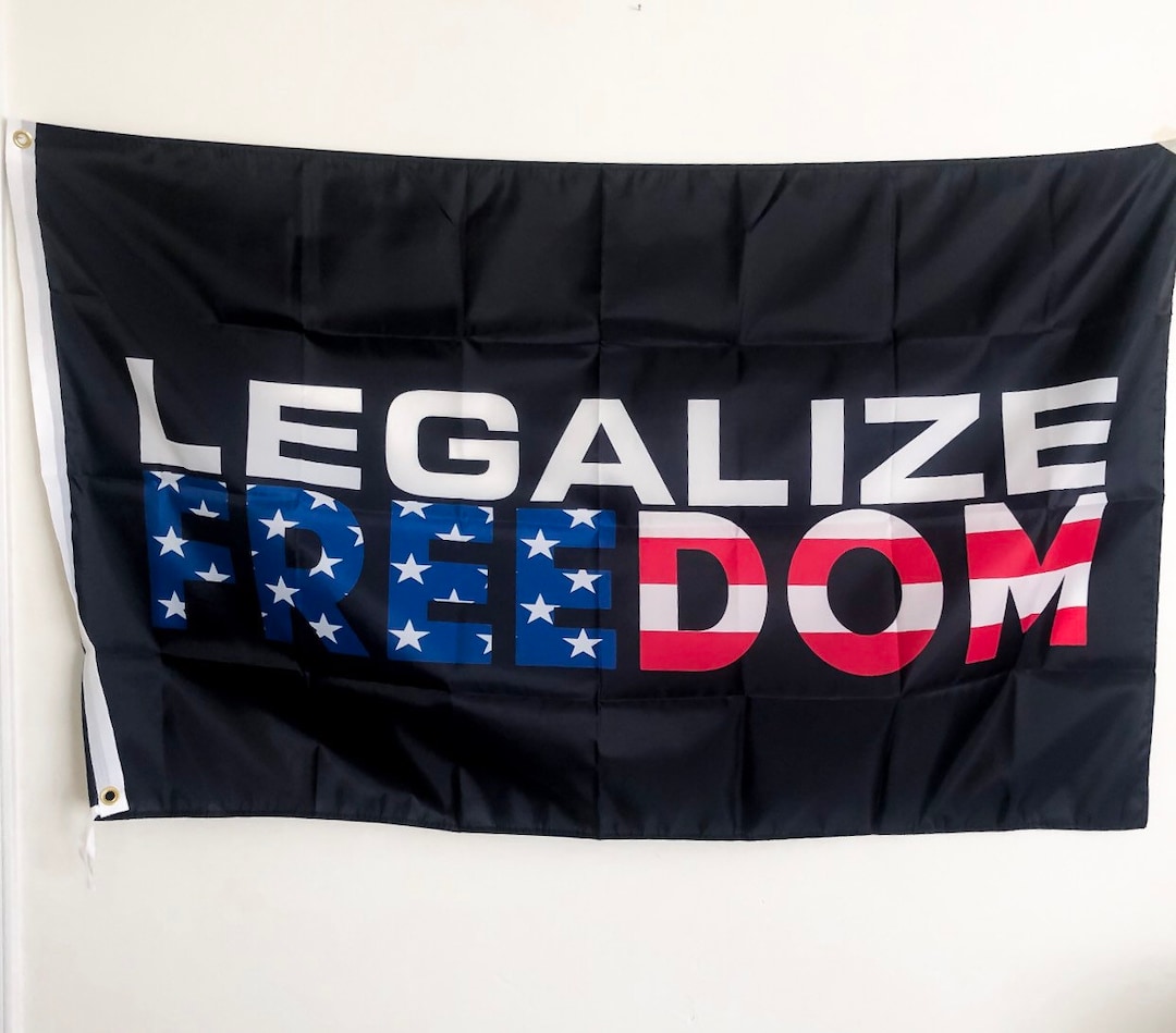 3x5 Flag - Legalize Freedom - Freedom Flag - American USA Flag - FREE ...