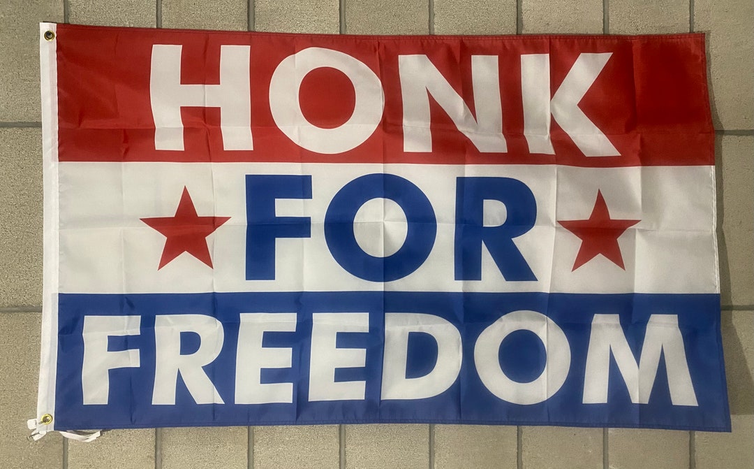 Honk for Freedom Flag FREE USA SHIP Take America Back Veteran ...