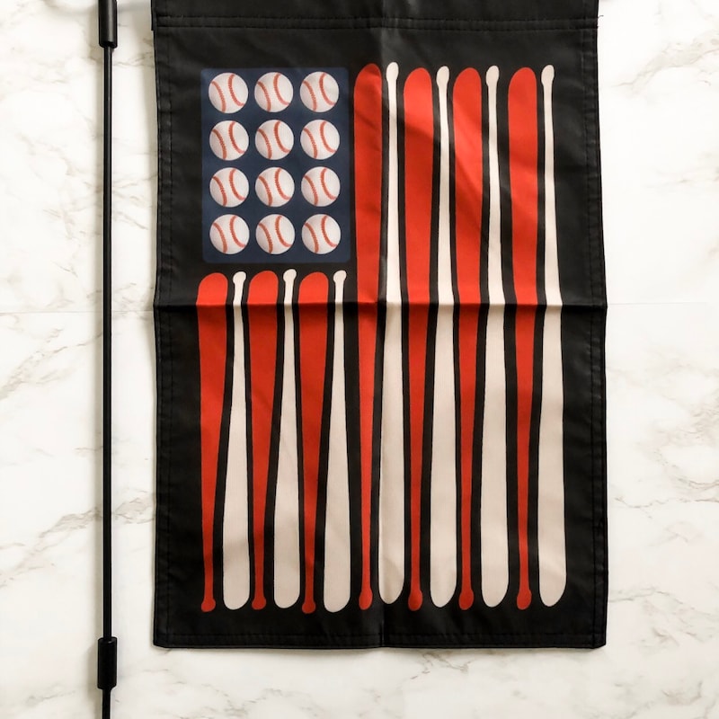 Baseball Garden Flag - Etsy