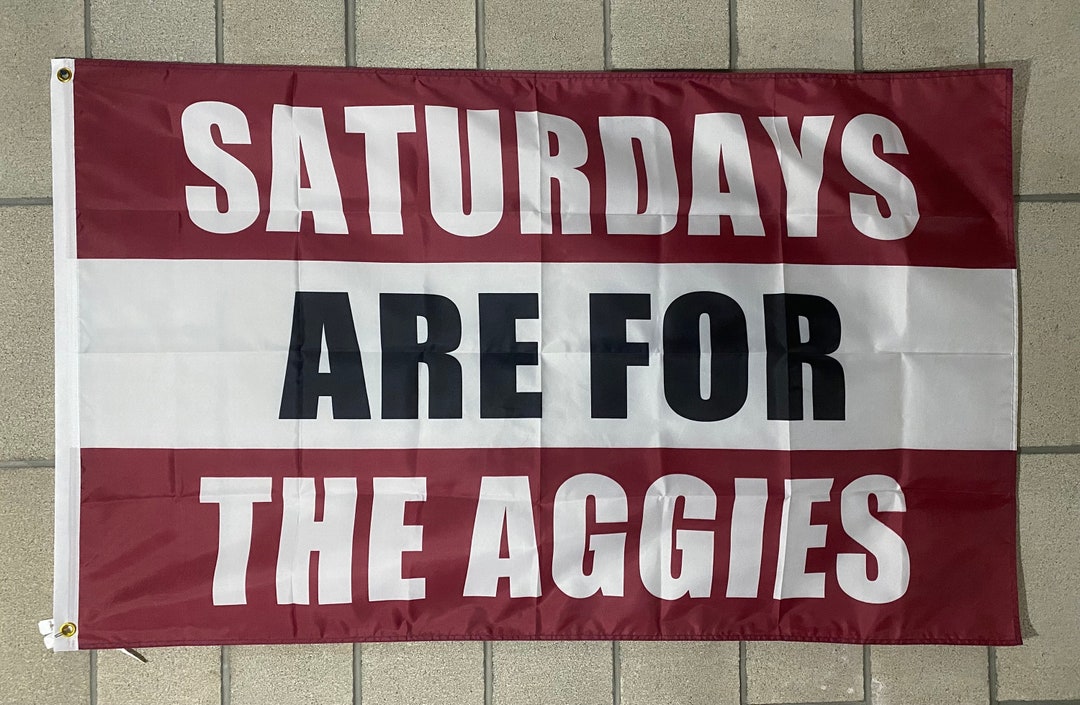 Texas A&M Aggies Football Flag FREE Ship Saturdays Fall Ncaa National ...