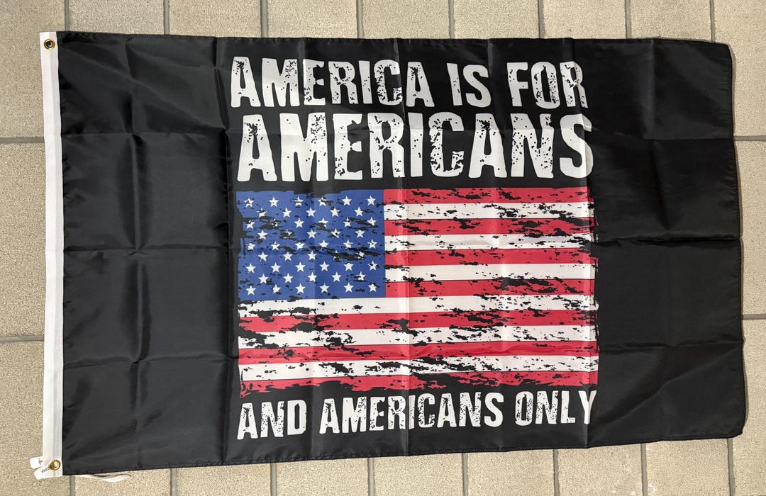 America Only Flag FREE USA SHIP Sacrifice Veterans Save America Protect ...