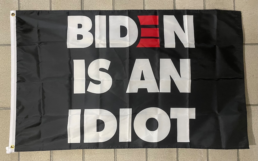 Republican Flag FREE USA SHIP If Only Joe Biden Had a Brain Biden is an ...