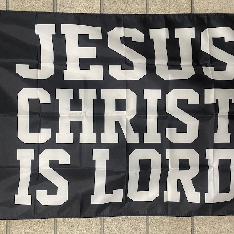 Jesus is King Banner - Etsy