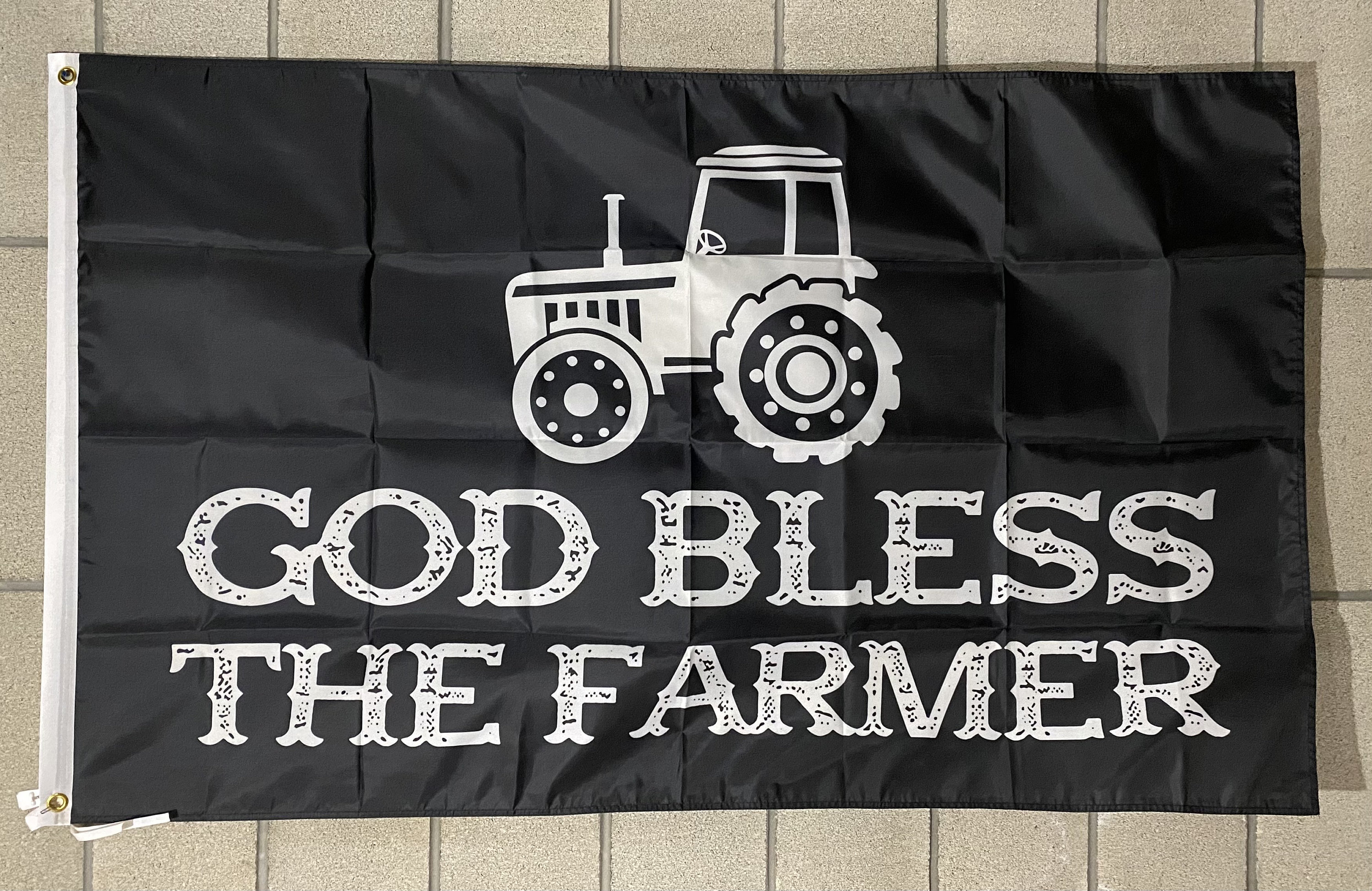 Agriculture Flag FREE USA SHIP God Bless the Farmers Harvest Plant John ...