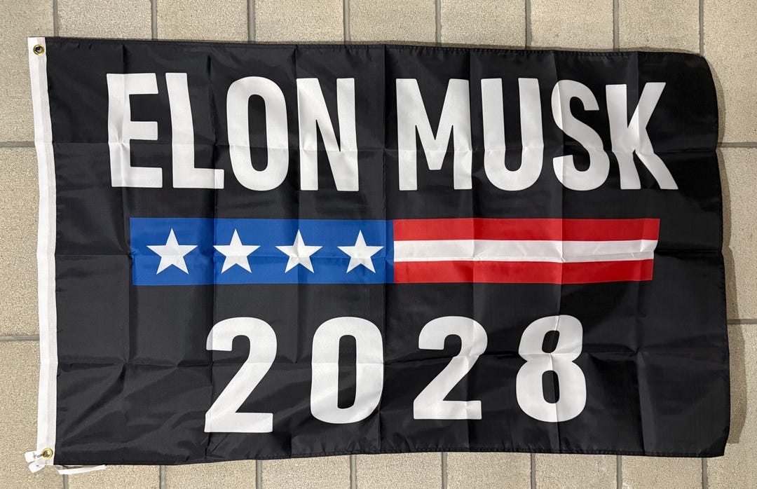 Elon Musk President 2028 Flag FREE USA SHIP Donald Trump Truth X Free ...