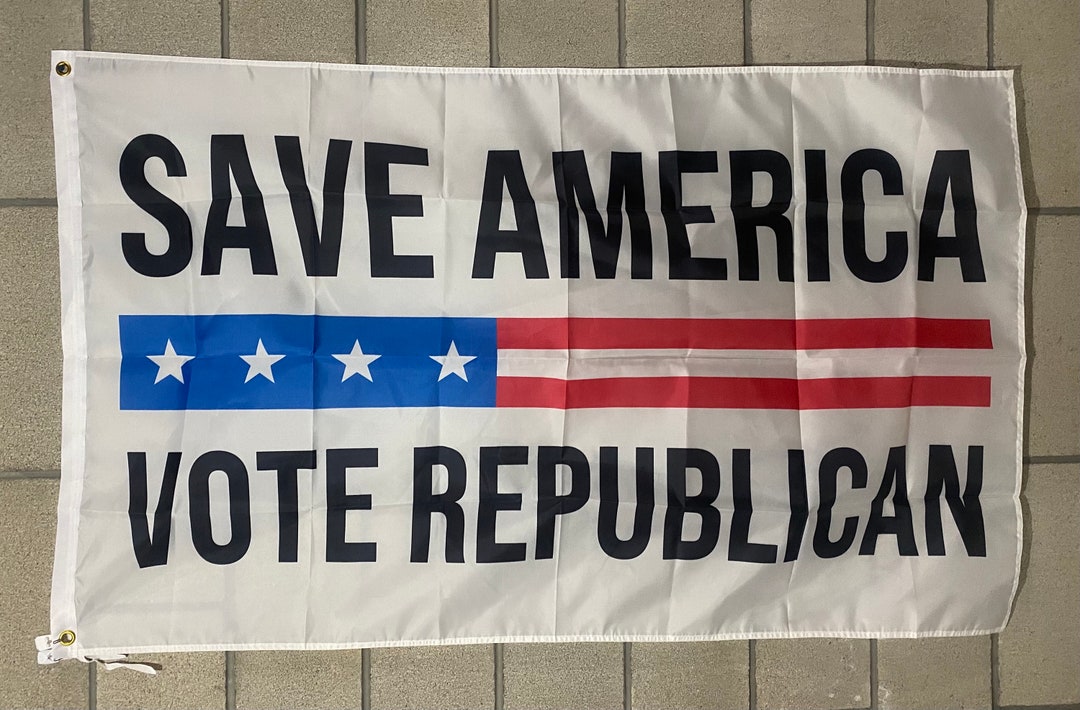 Vote Republican Flag FREE USA SHIP Democrats Hate America Freedom Red ...