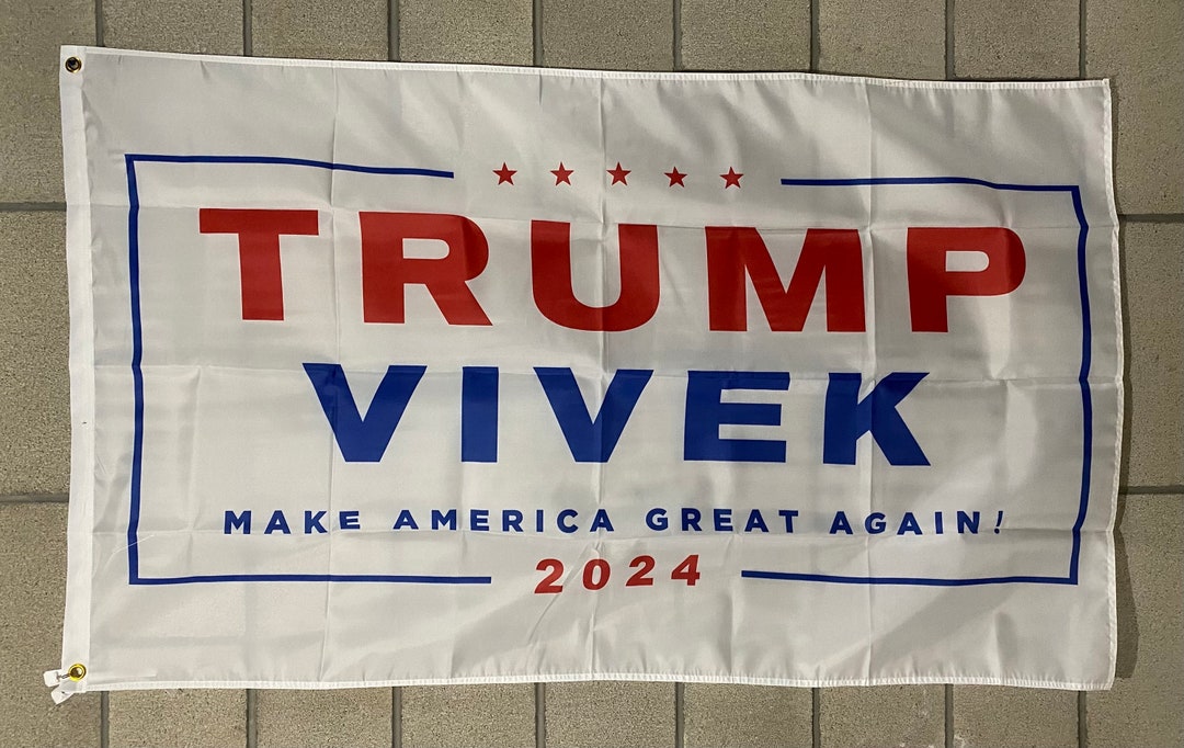Donald Trump Vivek Ramaswamy 2024 Flag FREE USA SHIP President Freedom ...