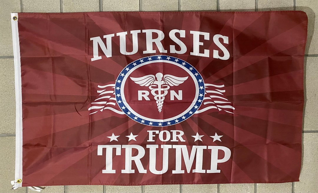 Registered Nurses for Donald Trump 2024 Flag FREE USA SHIP Medical ...