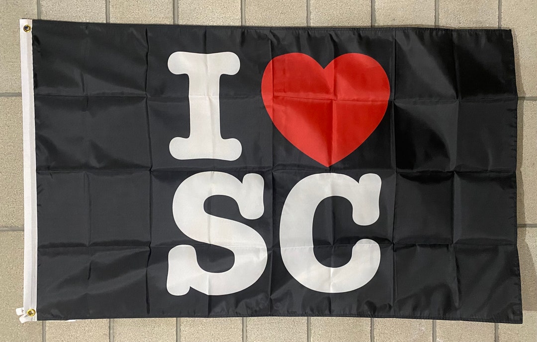 I Love South Carolina Flag FREE SHIP Best State Loyal Home Land Travel ...