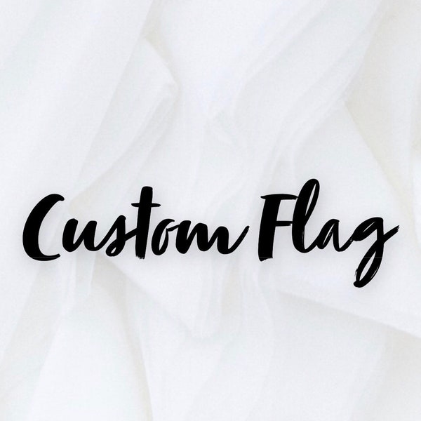 Custom Flag 3x5 Double Sided - Etsy