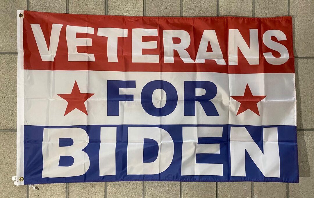 Veterans for Joe Biden President 2024 Flag FREE USA SHIP Save America ...