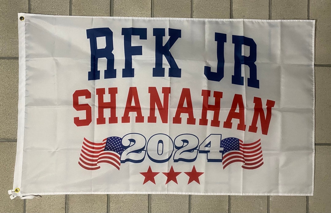 Robert Kennedy Jr President 2024 Flag FREE USA SHIP Nicole Shanahan the ...
