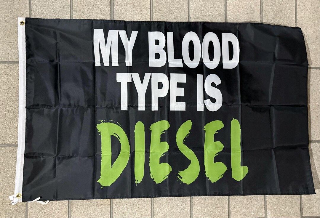 Diesel Truck Flag FREE USA SHIP Garage Wrench Mechanic Boost Turbo ...
