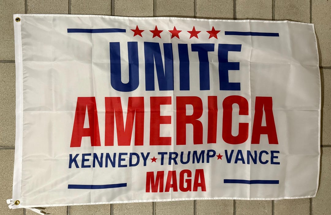 Donald Trump Vance Musk Kennedy Jr Flag FREE Usa SHIP President Maga ...