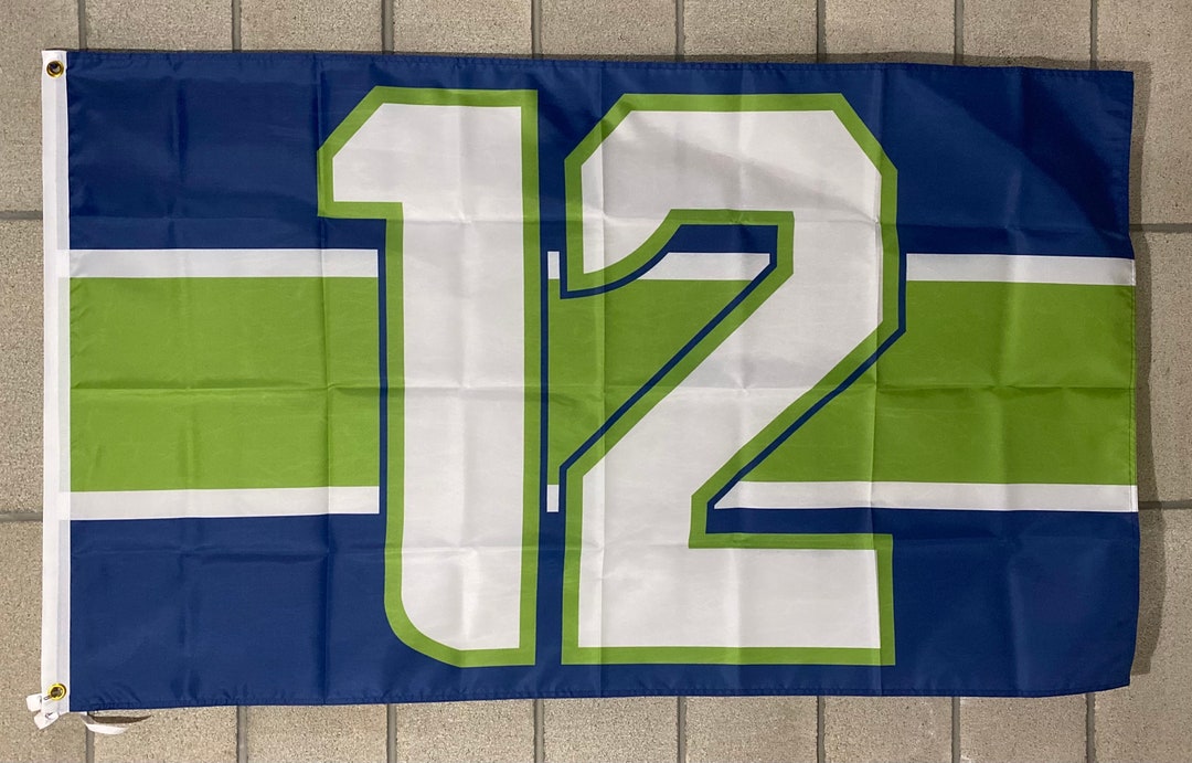 Seattle Seahawks Football Flag FREE USA SHIP Twevlth Man 12 Sundays Nfl ...