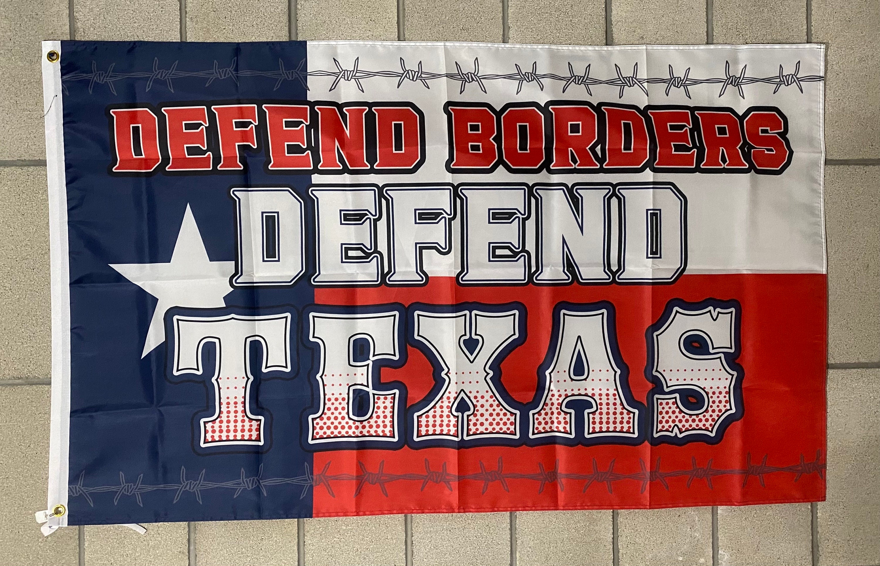 Republican Flag FREE Usa SHIP Defend Borders Defend Texas Stop Illegals ...