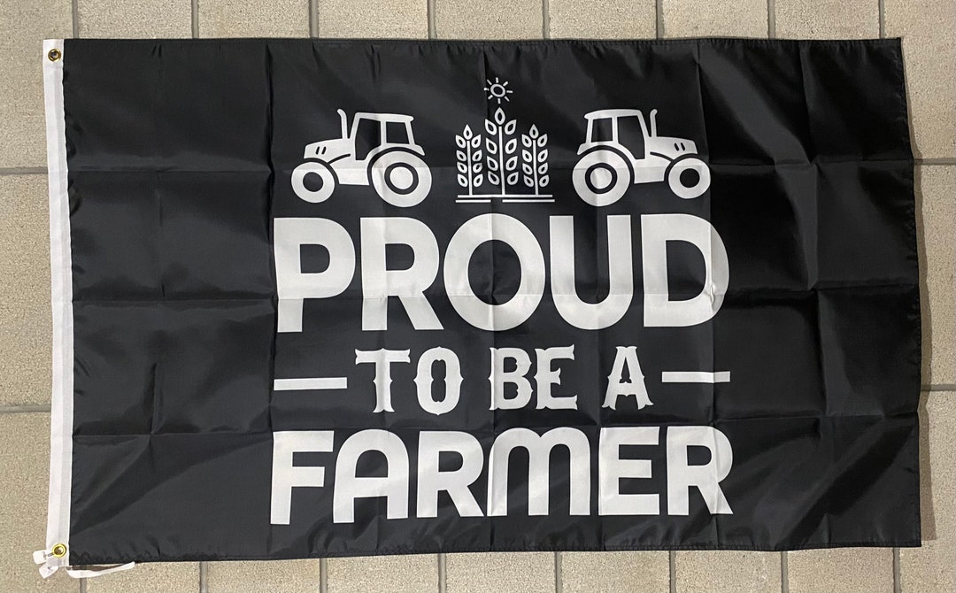 Agriculture Flag FREE USA SHIP Proud to Be a Farmer Harvest Plant John ...